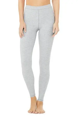 Alo Yoga High-Waist Alosoft Flow Legging In Zinc Heather - 41% Off